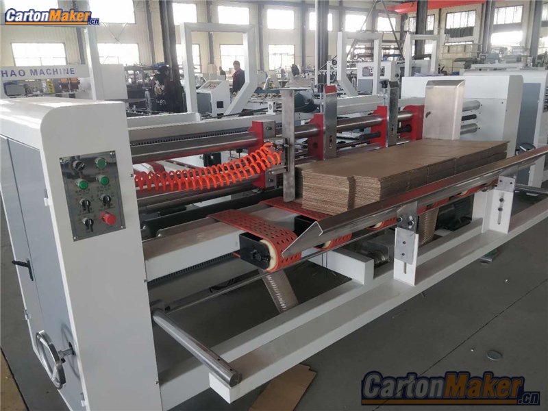 Full Automatic Folder Stitcher Stapler Machine for Corrugated ...
